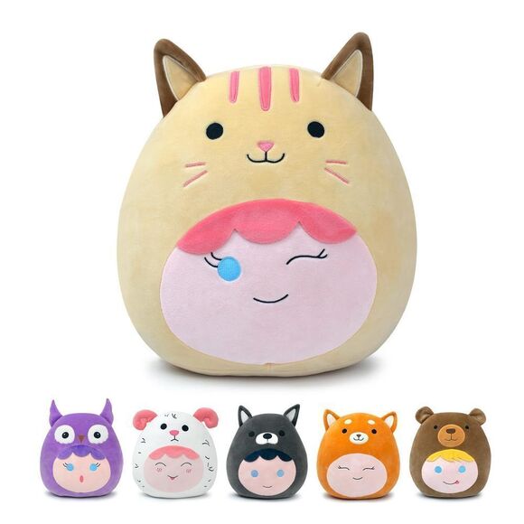 Toys | Terbaik 12inch Creamcat Plush Pillowcute Squishy Stuffed Animal ...